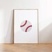 Personalized Name Baseball Modern Gallery Wall Set of 6 Downloadable ...