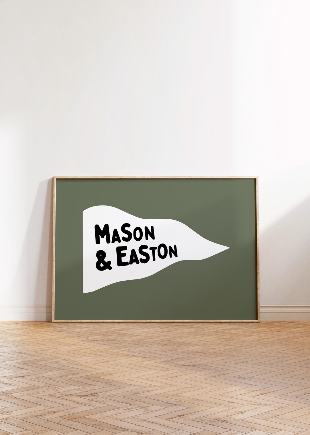 Custom Brothers Name Print: Boho Nursery Wall Art (digital Print) - Etsy