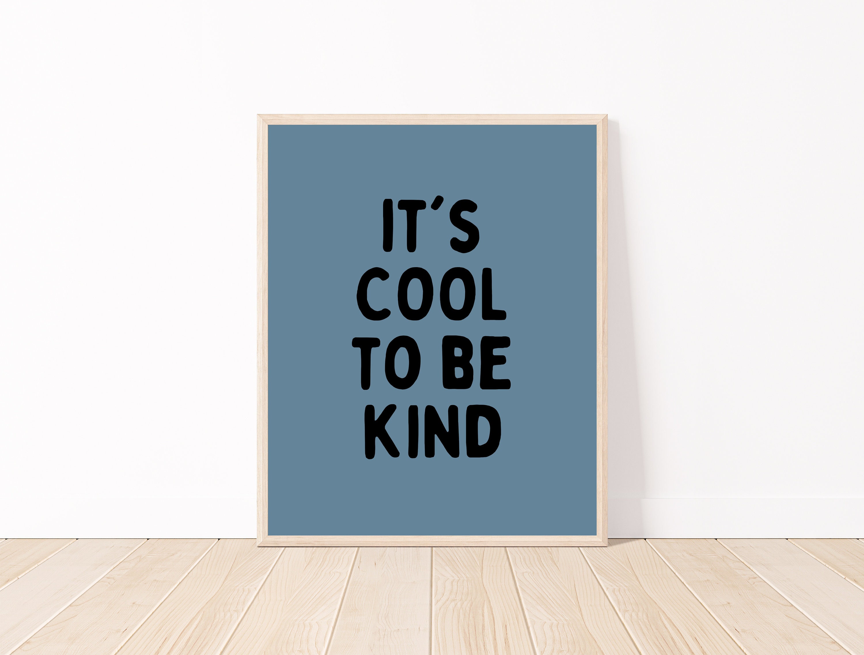 It's Cool to Be Kind Downloadable Print Boy Nursery - Etsy