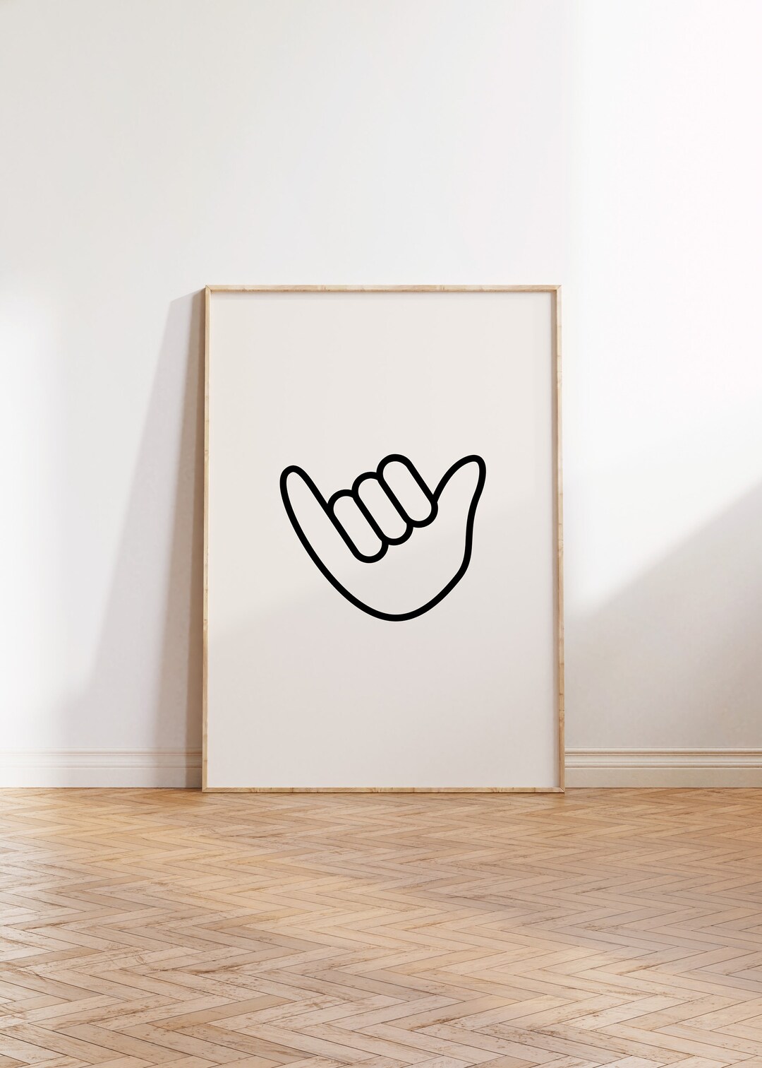 Shaka Hand Wall Art Downloadable Print, Surf Nursery Decor, Beach Kids ...