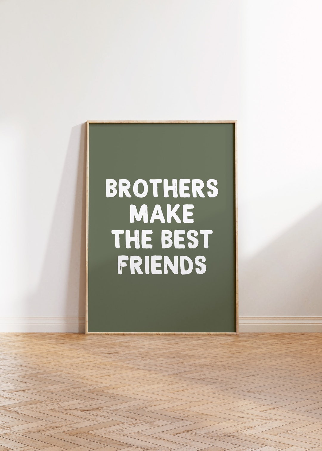 Boys Room Decor, Brothers Make the Best Friends Print, Shared Kids Room ...