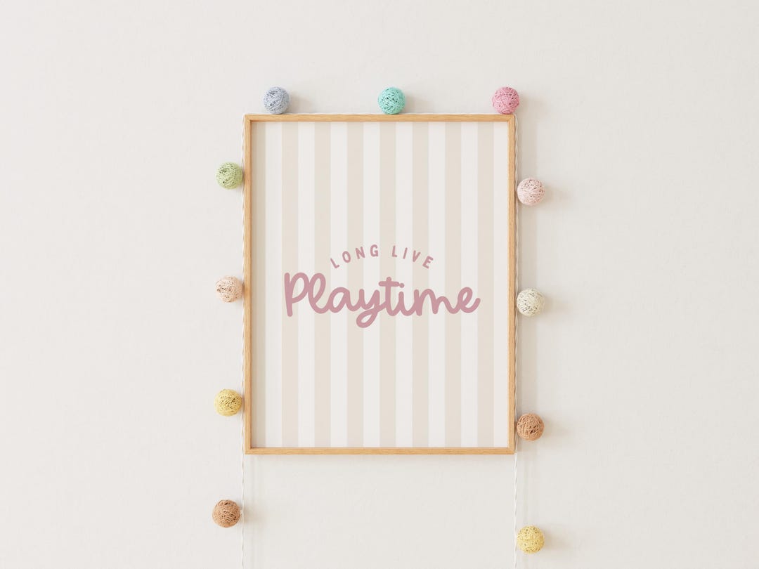 Long Live Playtime Sign, Playroom Wall Decor, Playroom Sign, Kids Room ...
