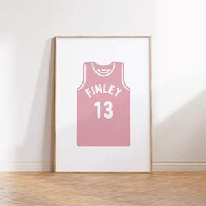Personalized Girl Sport Set, Wall Art Set of 6 Downloadable Prints ...