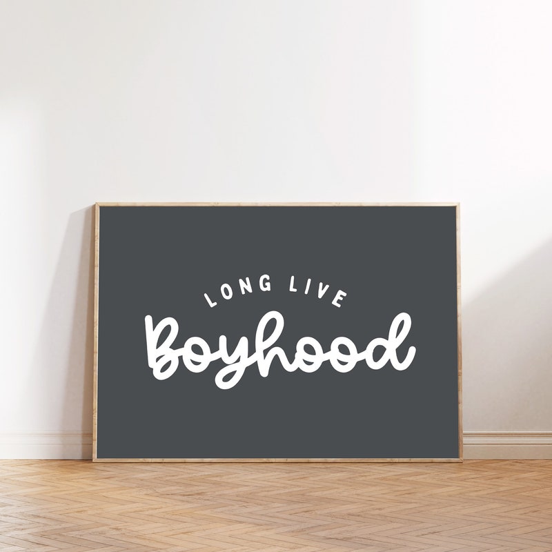Long Live Boyhood - Etsy
