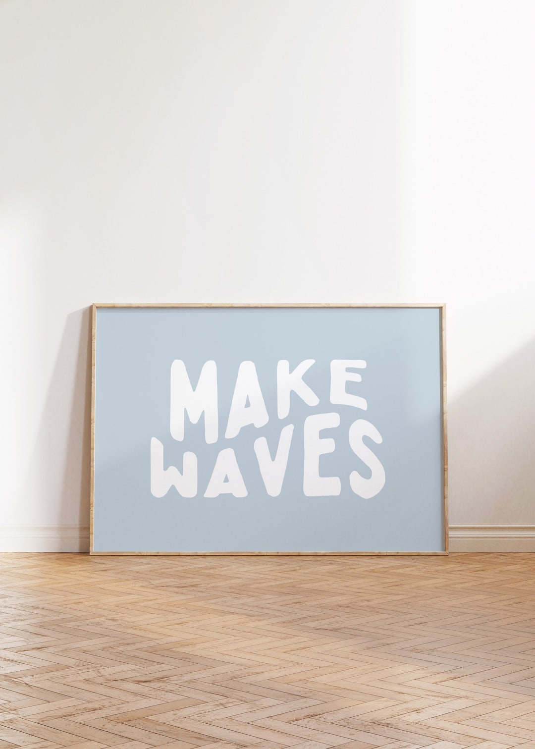 Make Waves Print: Boho Surf Nursery Decor (digital Download) - Etsy