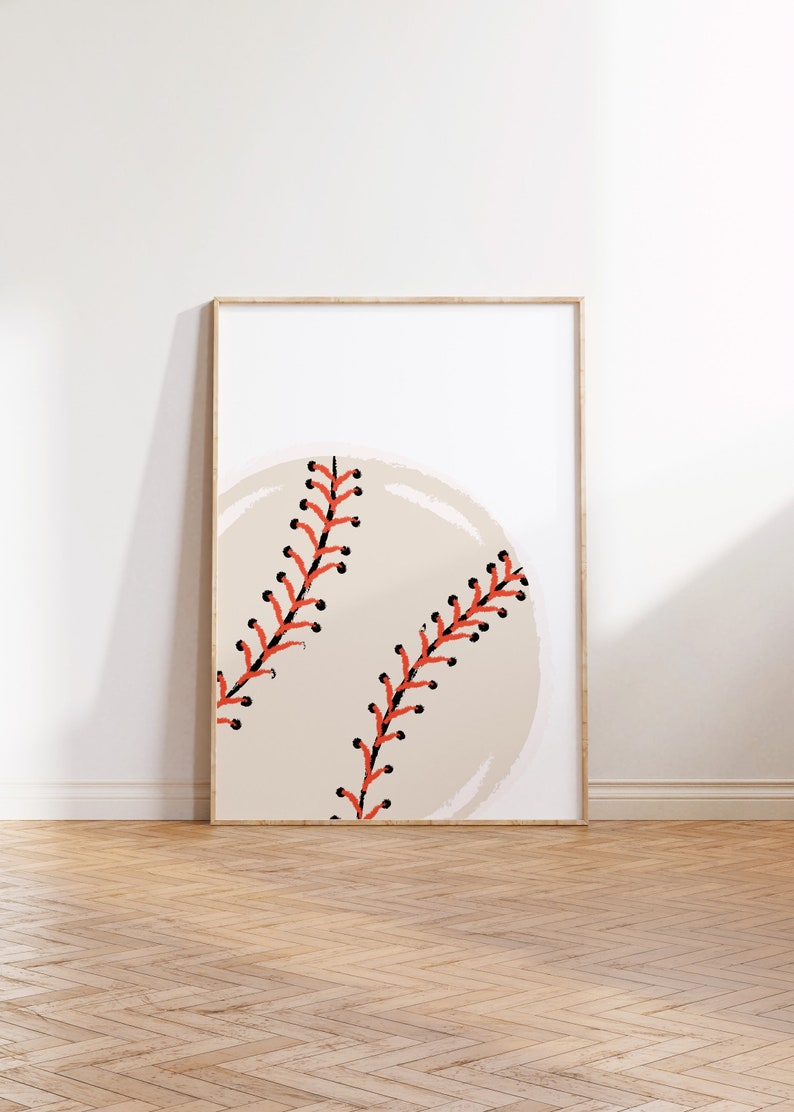 Sports Gallery Wall Art Set: Baseball, Basketball, Football (digital ...