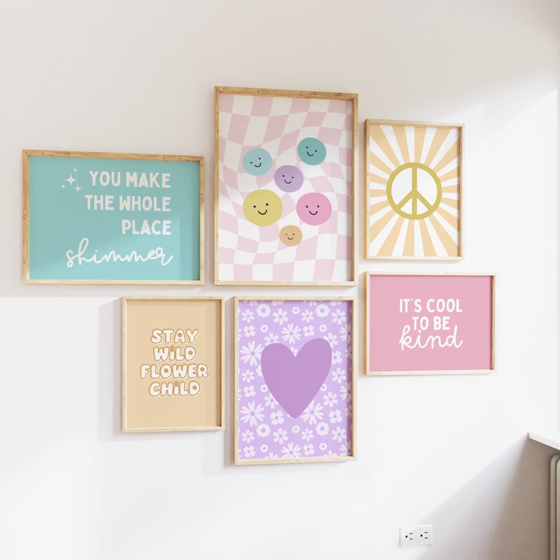 Teen Girl Wall Art - Etsy