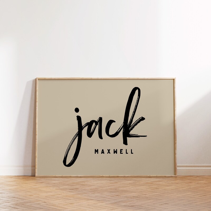 Custom Name Art - Etsy