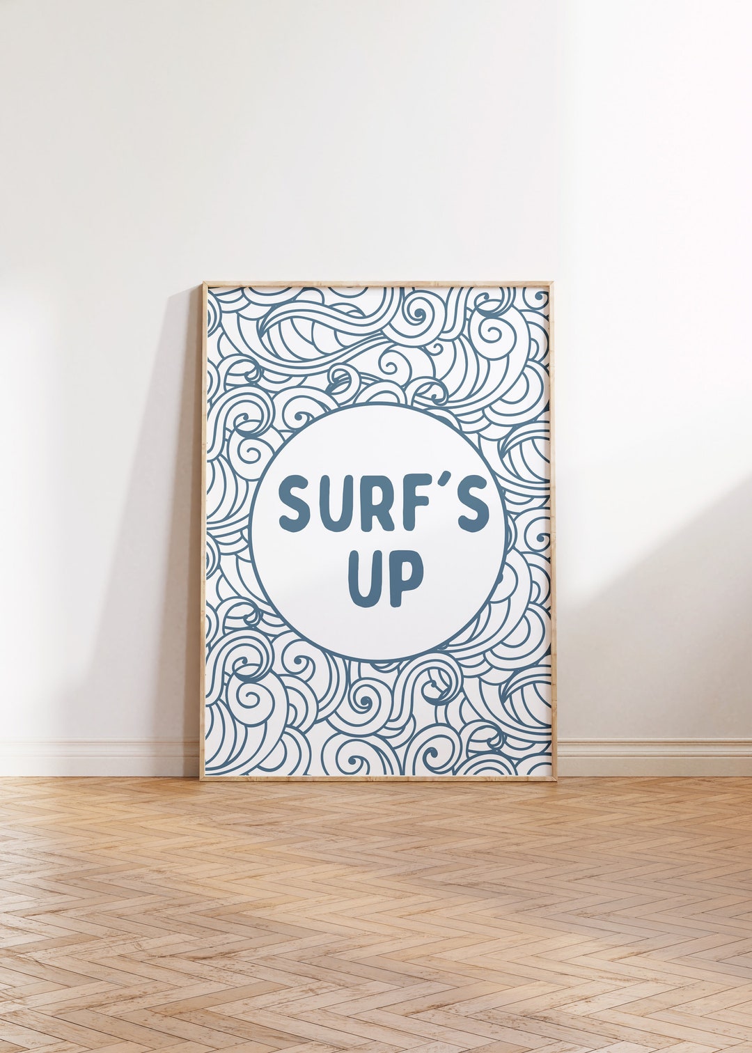 Surf's up Downloadable Print, Surf Nursery Decor, Beach Kids Room ...