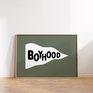 Long Live Boyhood Smile Gallery Wall Set of 6 Downloadable Prints, Boho ...