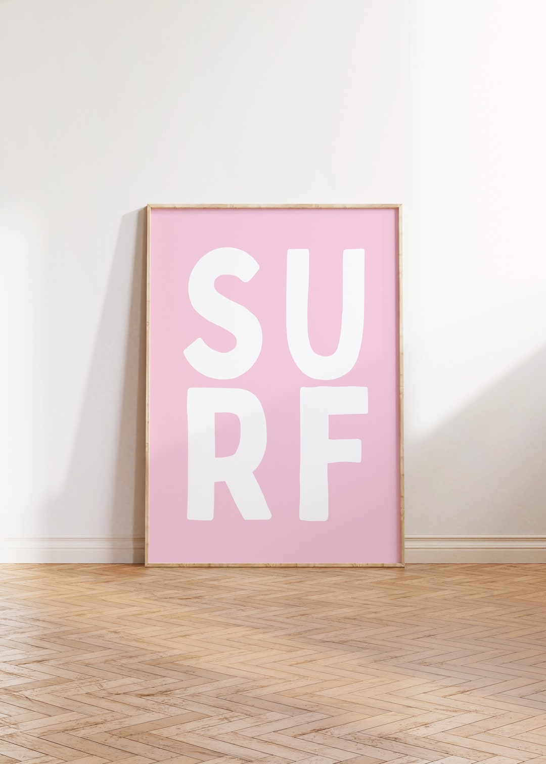 Surf Wall Art Girl Surf Room Decor Boho Surf Nursery Decor Beach