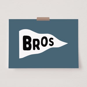 Bros, Boyhood Printable Wall Art, Boho Boy Nursery Decor, Kids Room ...