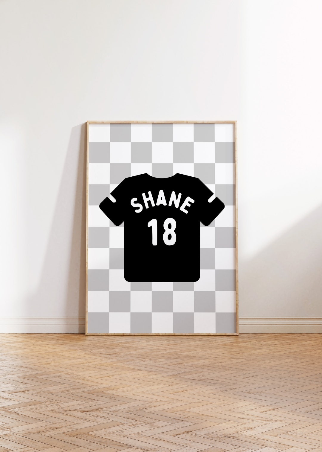 Personalized Name Jersey Print: Custom Sport Room Decor (digital ...