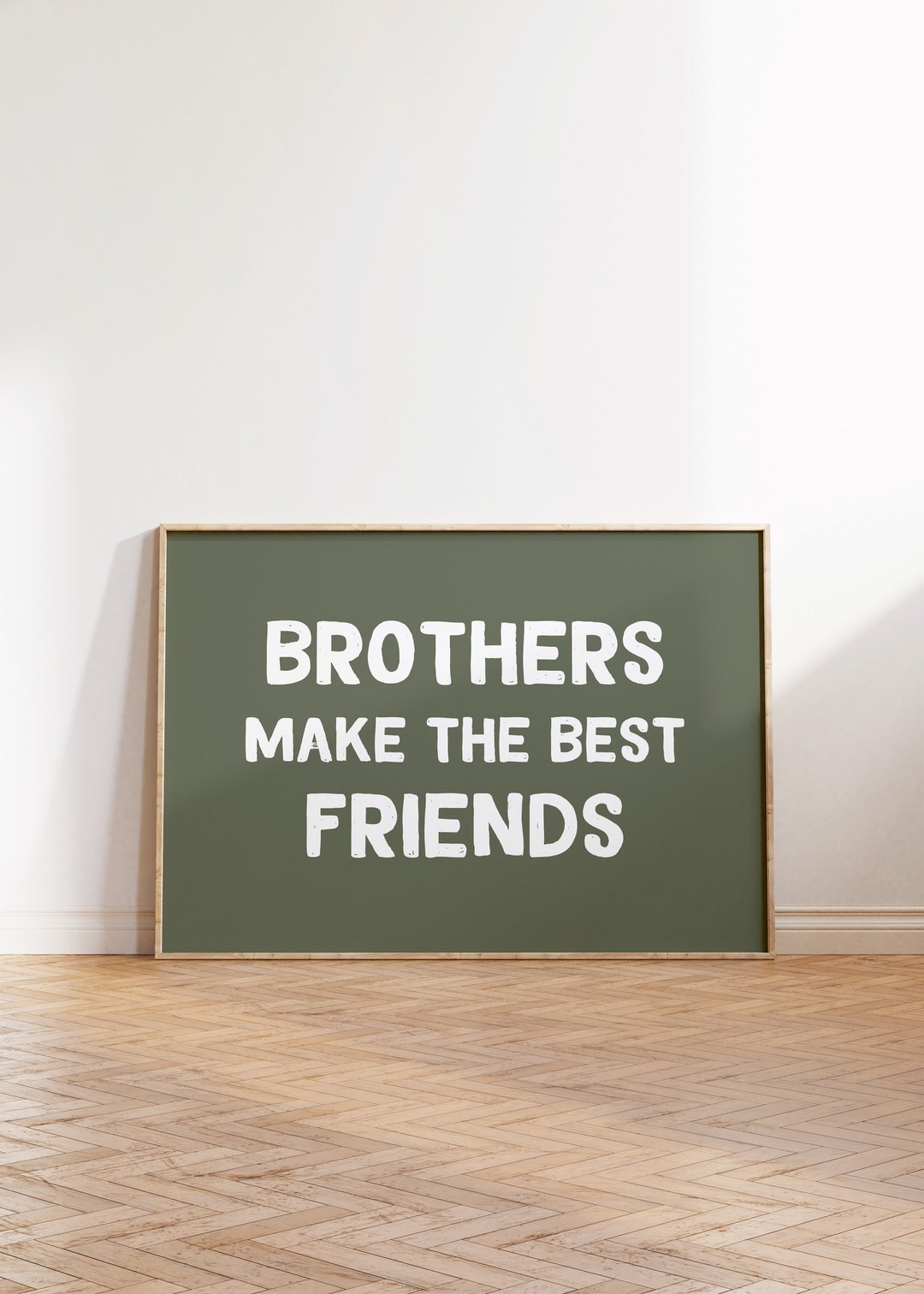 Boys Room Decor, Brothers Make the Best Friends Print, Shared Kids Room ...