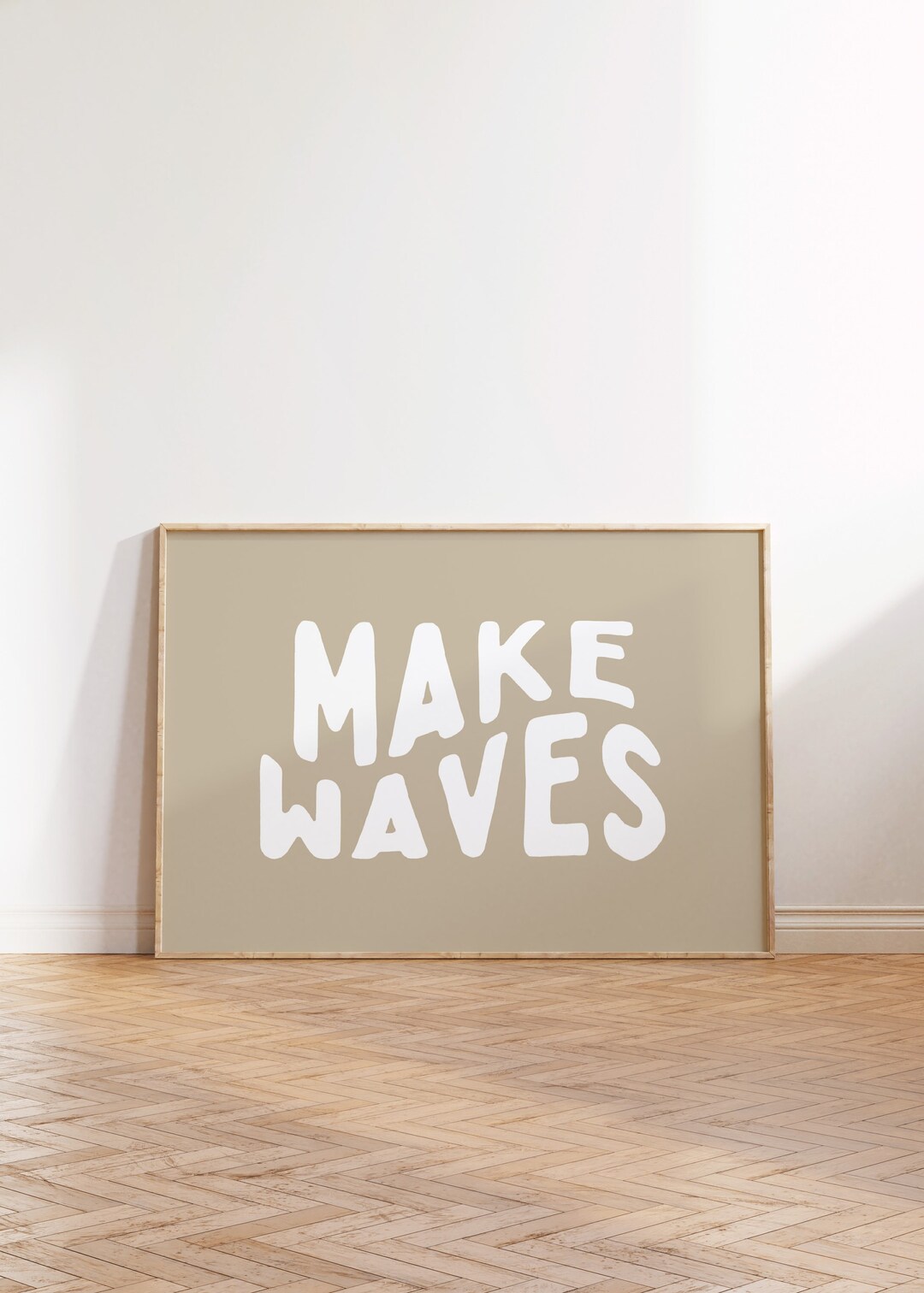 Make Waves Downloadable Print, Boho Surf Nursery Decor, Beach Kids Room ...