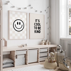 It's Cool to Be Kind Smile Gallery Wall Set of 2 Downloadable Print ...