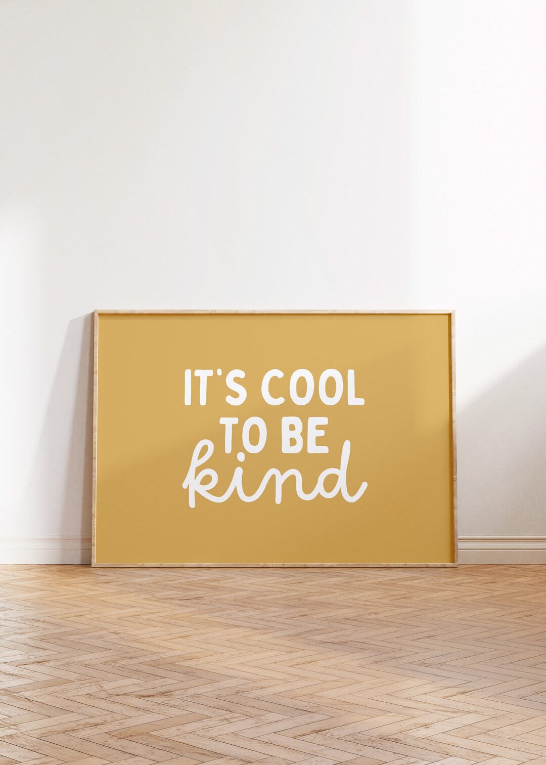 It's Cool to Be Kind Wall Art Cool to Be Kind - Etsy