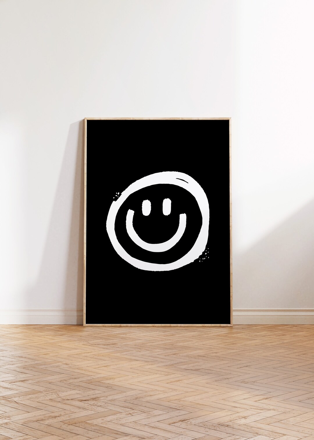 Retro Smile Face Downloadable Print, Boy Nursery Decor, Kids Room ...