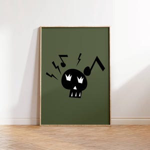 Boy Wall Art, Music Room Wall Art, Music Decor, Rocker Poster, Music ...