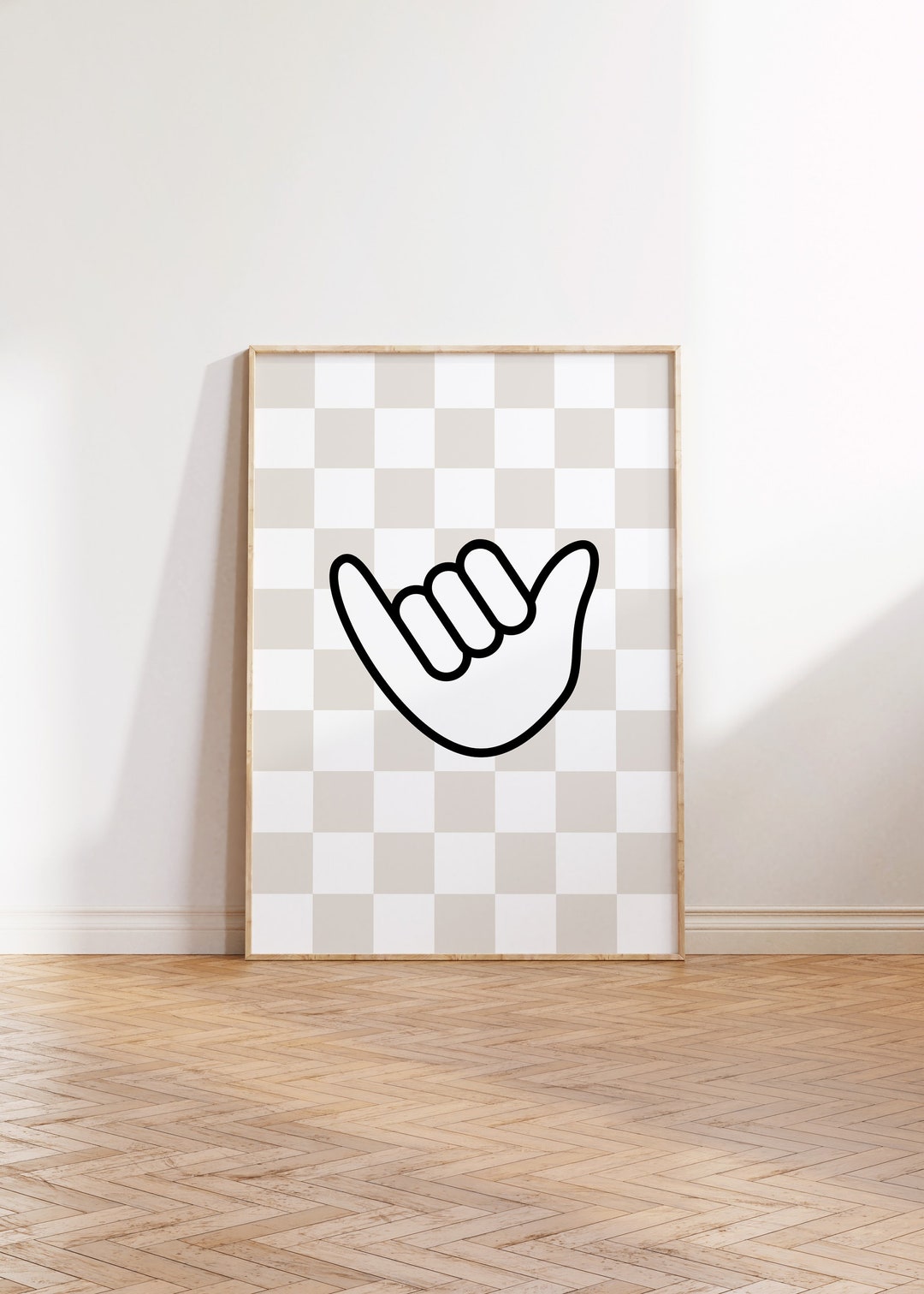 Shaka Hand Print: Beachy Kids Room Decor (digital Download) - Etsy