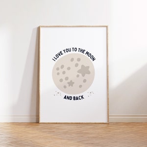 Outer Space Prints Set: Kids Nursery Decor (digital Download) - Etsy