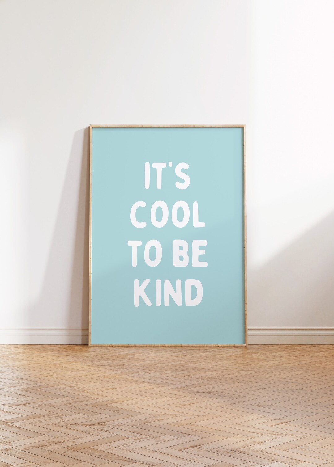 It's Cool to Be Kind Downloadable Print, Boho Nursery Decor, Kids Room ...