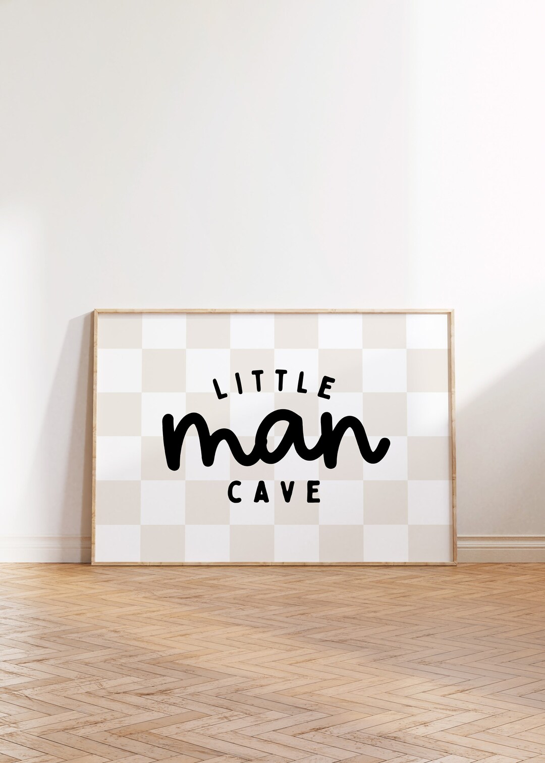 Little Man Cave Print: Boy Nursery Decor, Playroom Wall Art (digital ...