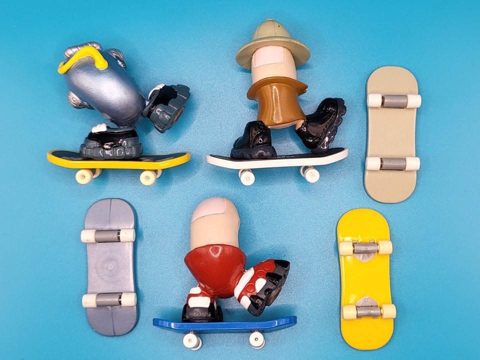Vintage 2001 Tech Deck Skate Dudes Cosmo, Dakota and Fred Excellent ...