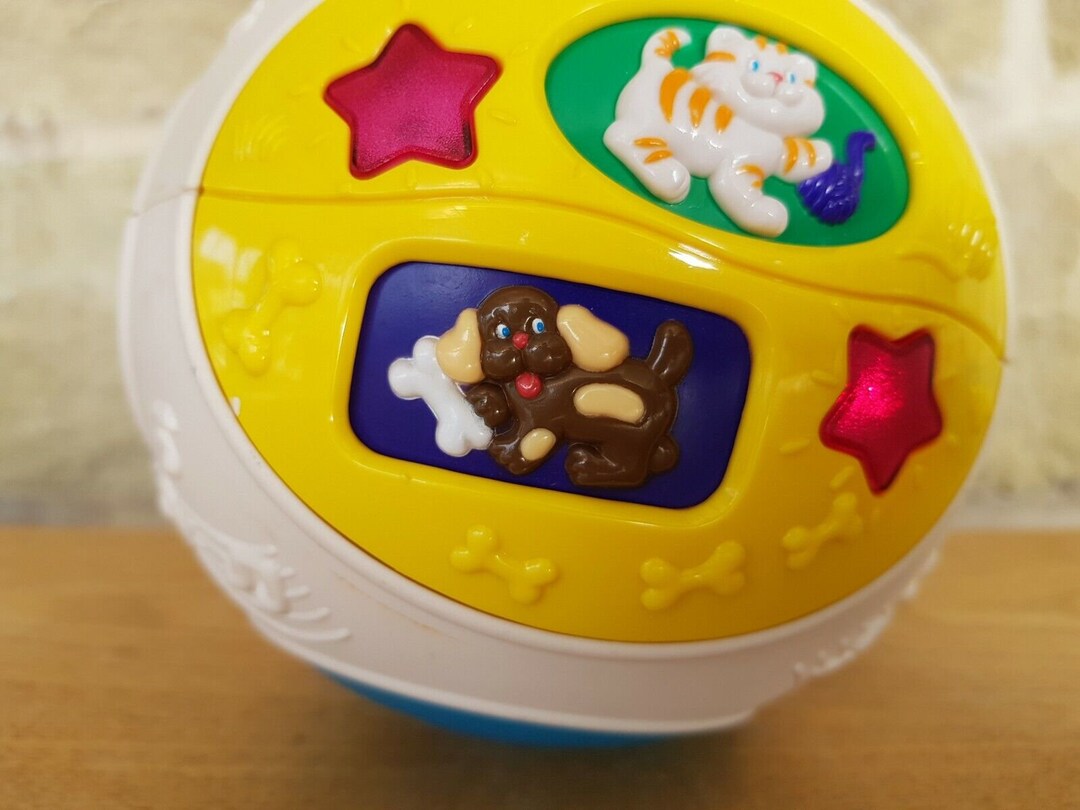 Vintage 80's Vtech Talking Little Smart Press N Play Ball Fully Working ...