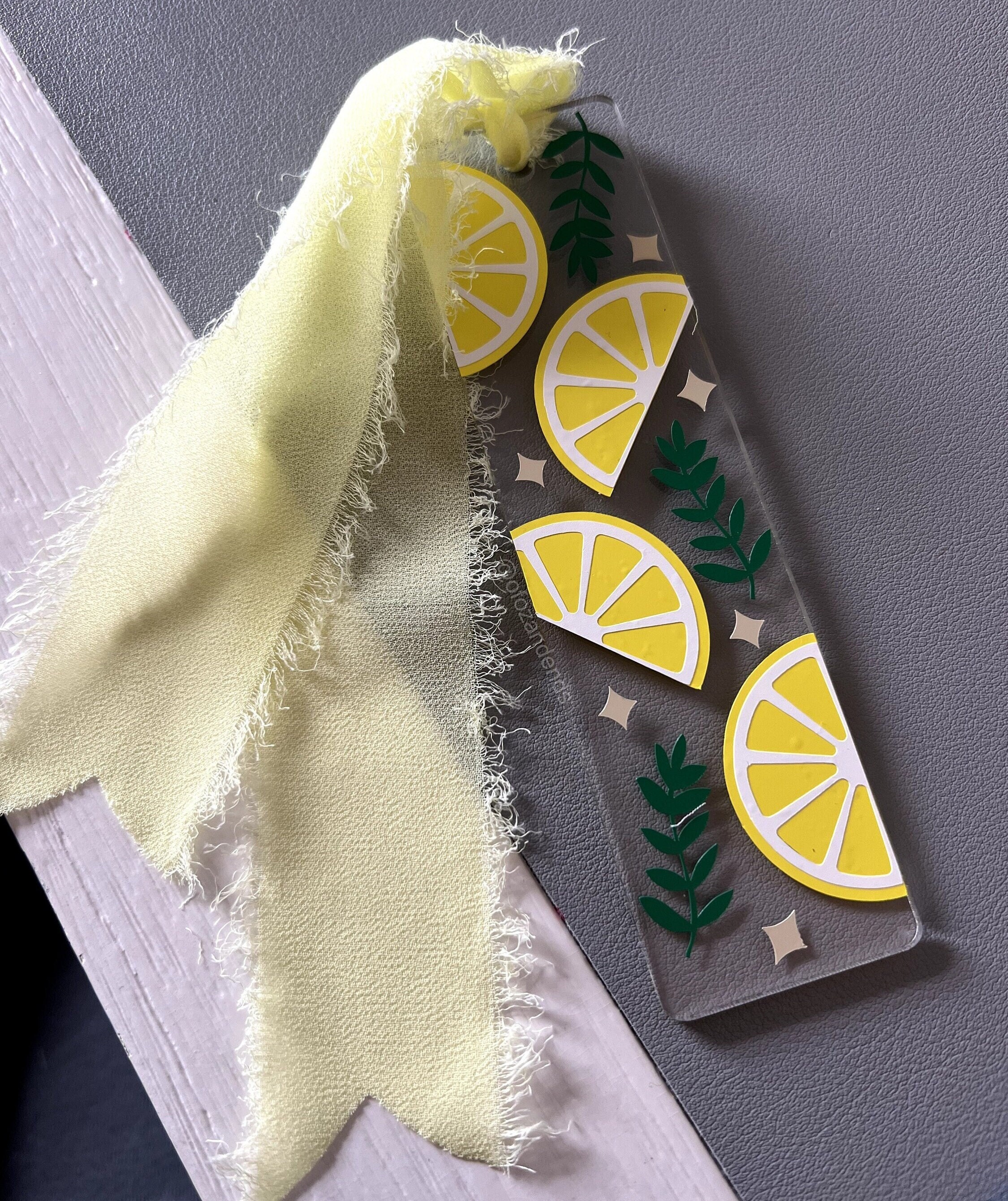 Lemon Citrus Squeeze Bookmark | Gifts for Readers | Book Lovers ...