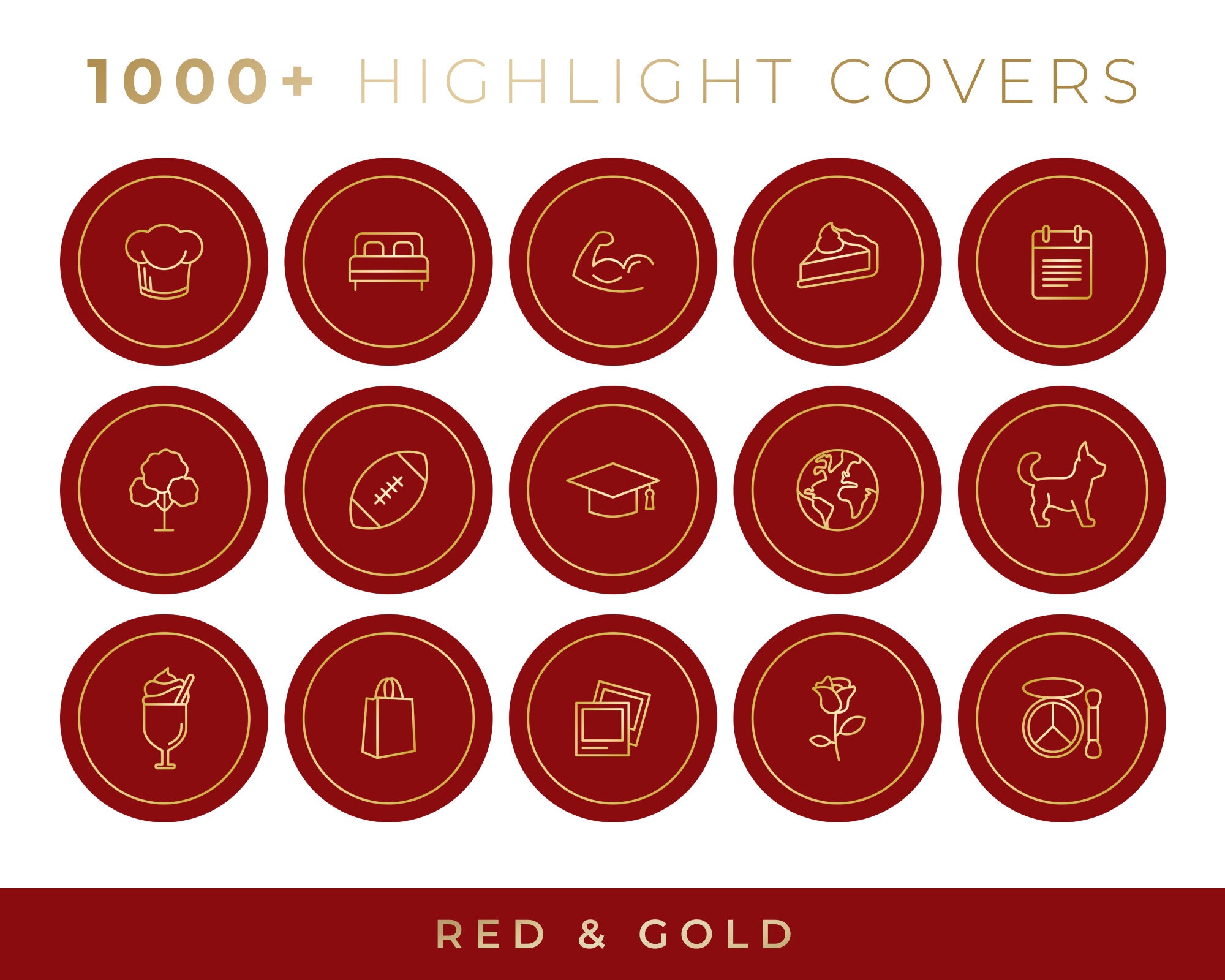 1000 Instagram Highlight Covers Icons Pack Minimalist - Etsy