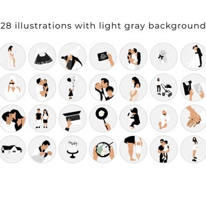 Family Life Instagram Highlight Covers, White Light Gray Black ...