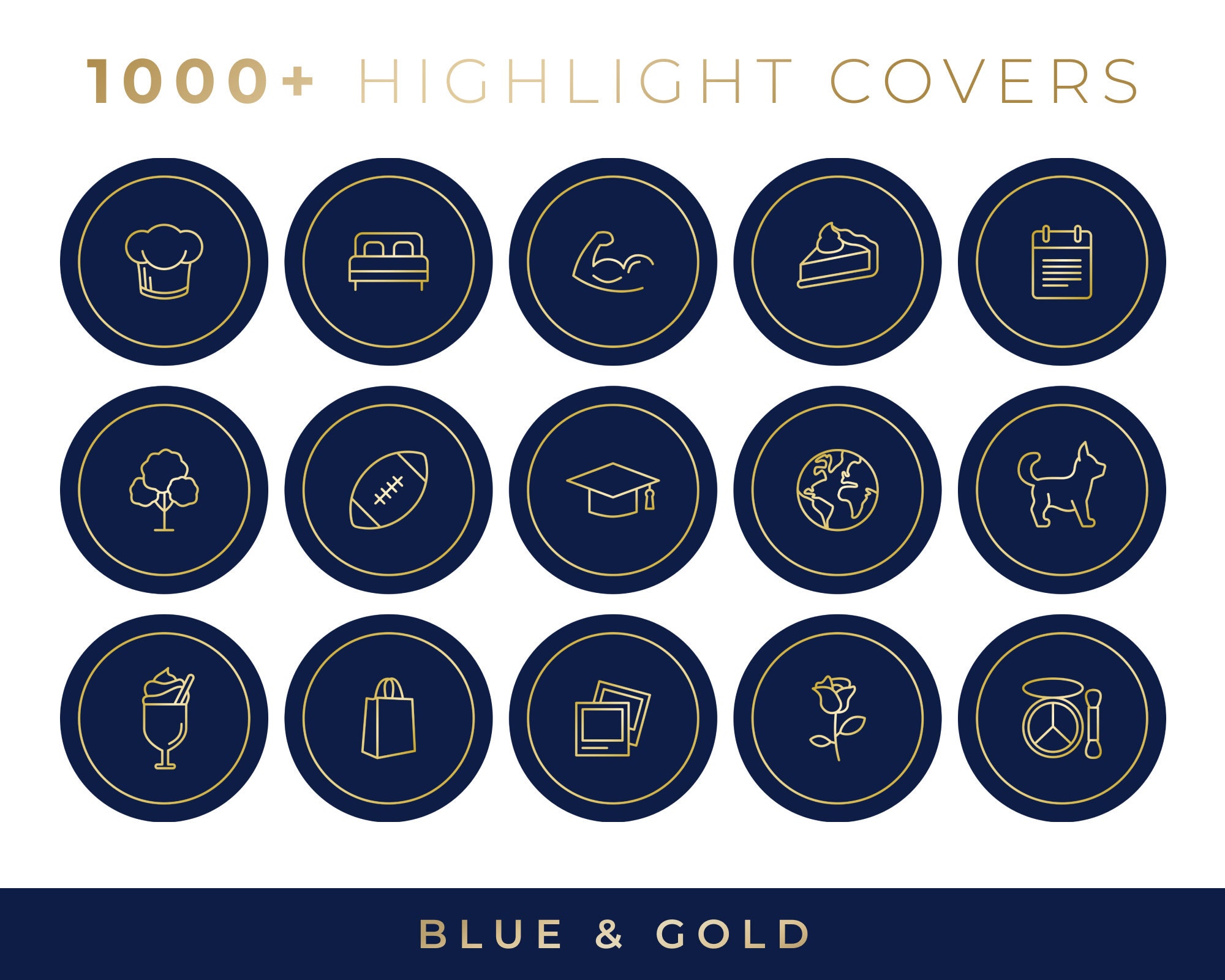 1000 Instagram Highlight Covers Icons Pack Minimalist - Etsy