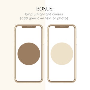 BROWN Beauty Instagram Story Highlight Cover Social Media Icons for ...
