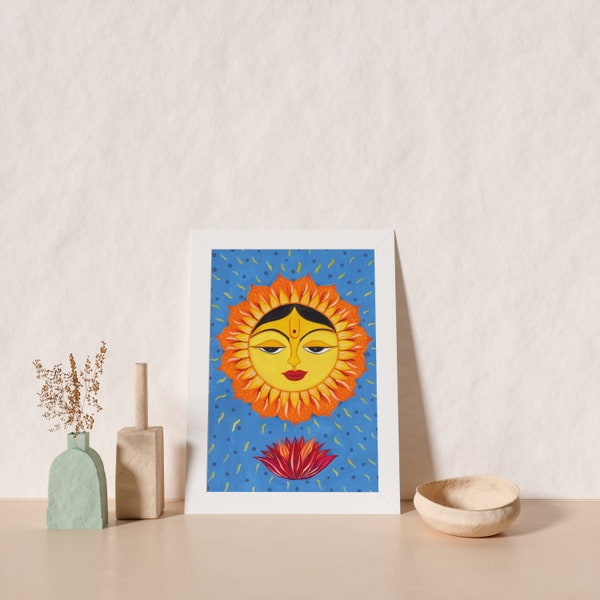 Folk Art Sun - Etsy