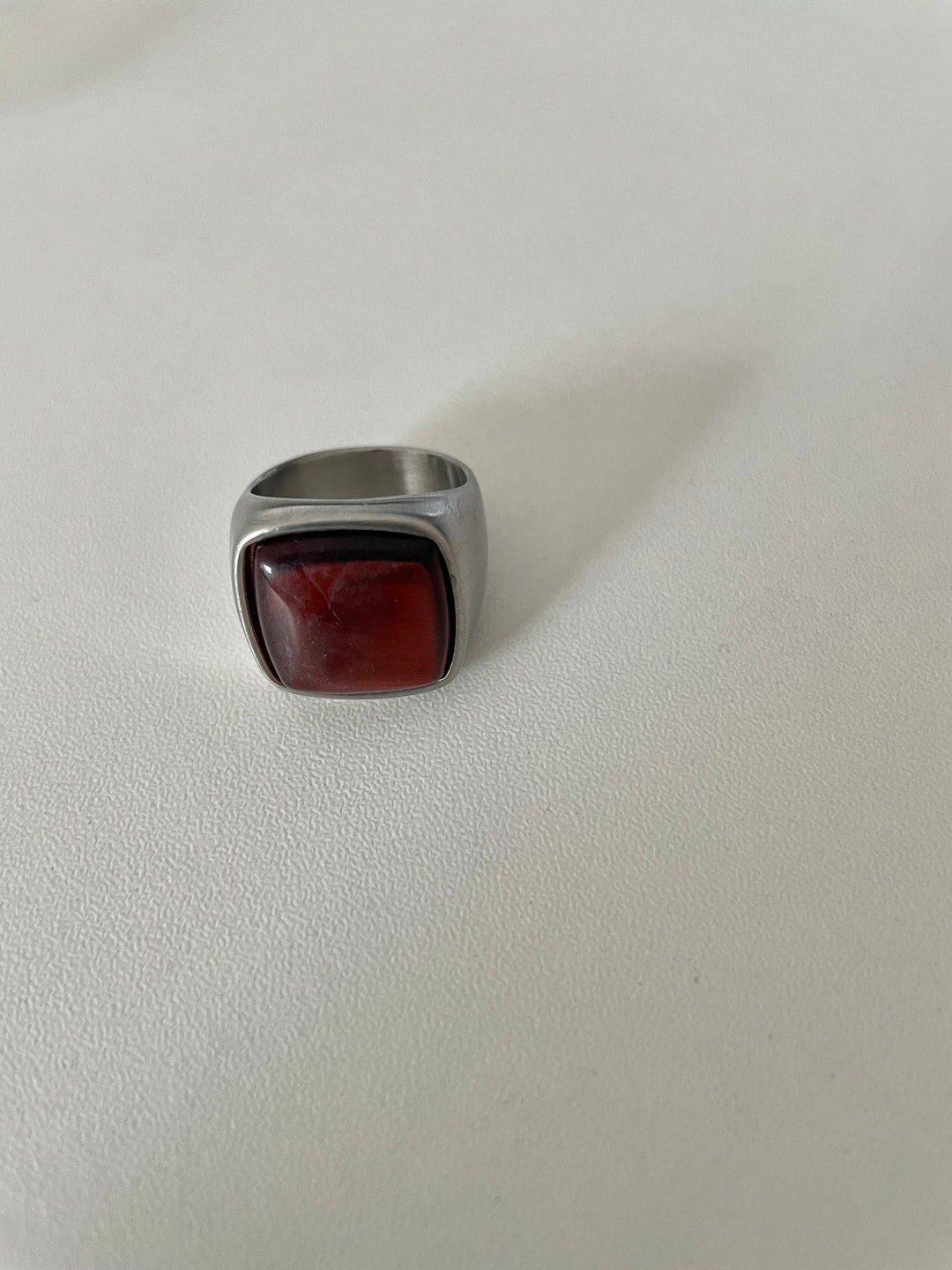 Tiger Eye Ring, Tiger Eye Stone Ring, Trendy Tiger Eye Jewelry, Natural ...