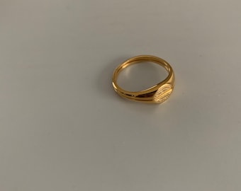 Sun Signet Ring | Etsy