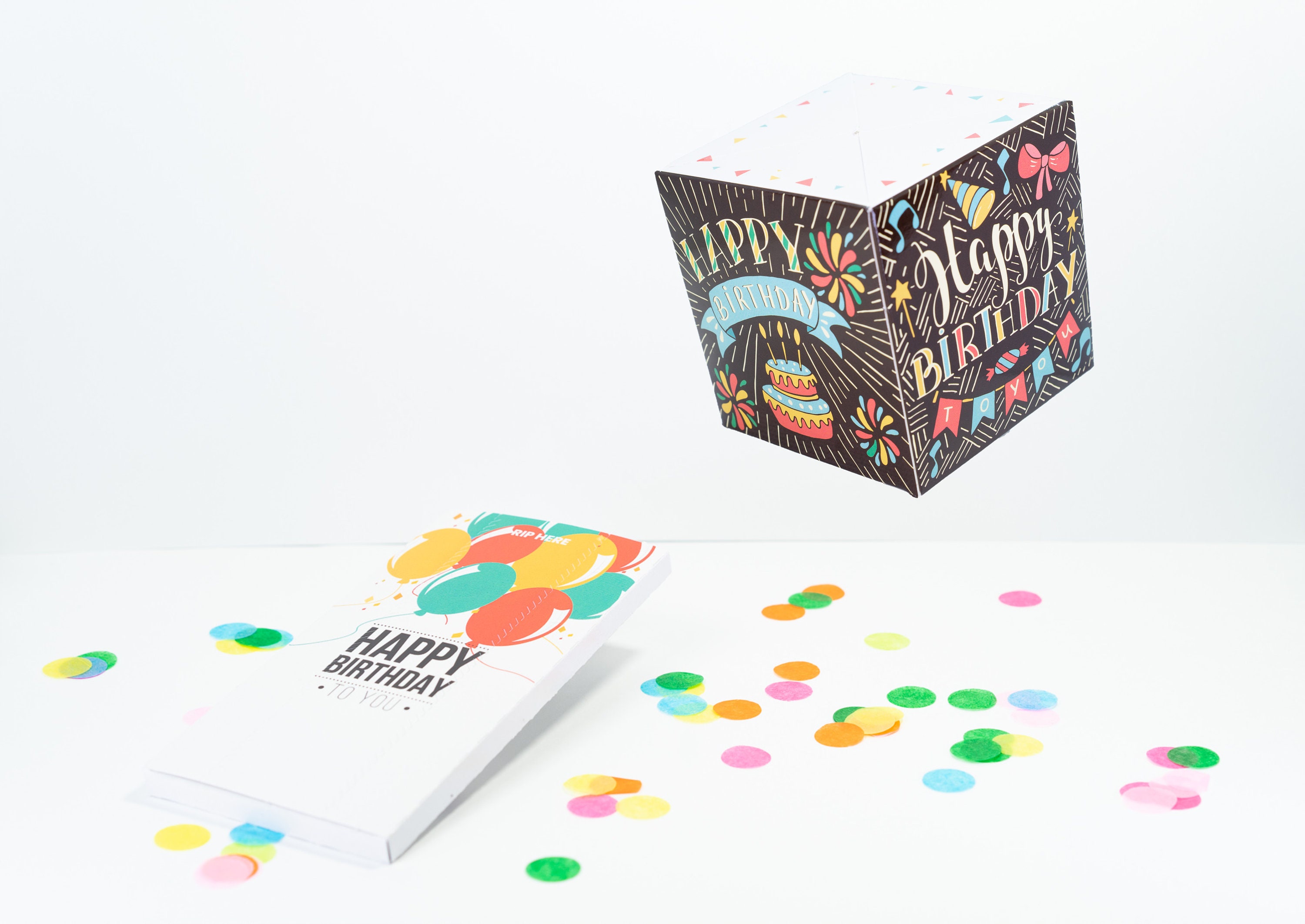 Surprise Exploding Pop Up Greeting Card Happy Birthday with | Etsy