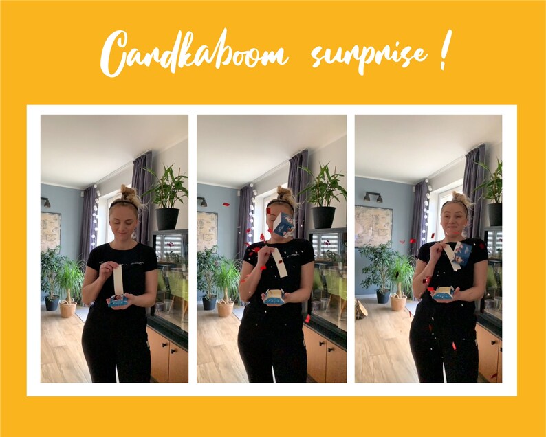 Surprise Exploding Pop up Greeting Card Happy Birthday With | Etsy