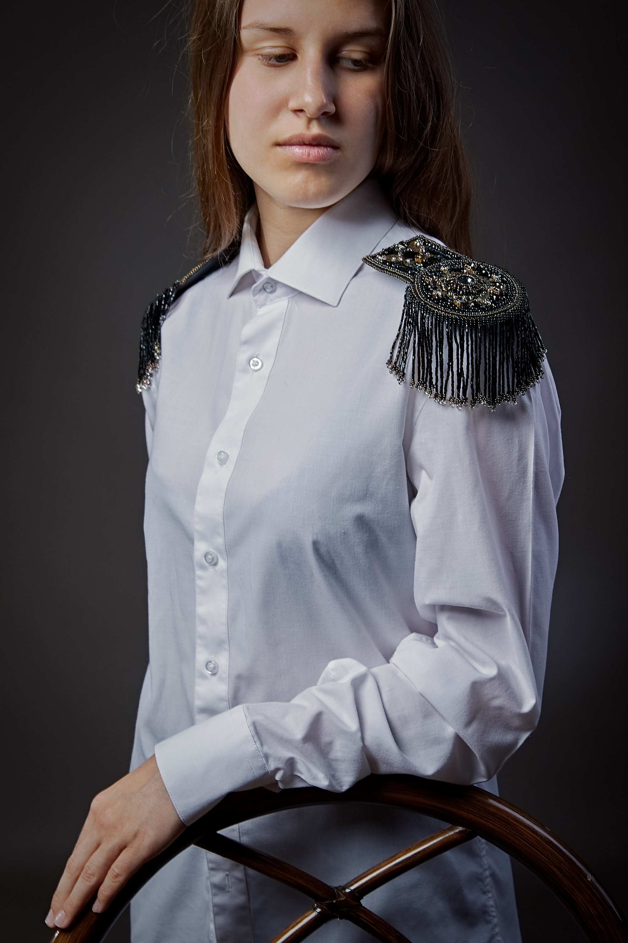 2 Beaded Epaulette.embroidered Epaulette.beaded Epaulette With Fringe ...