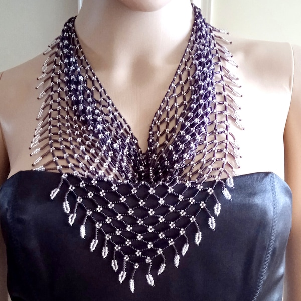 Netted Necklace - Etsy