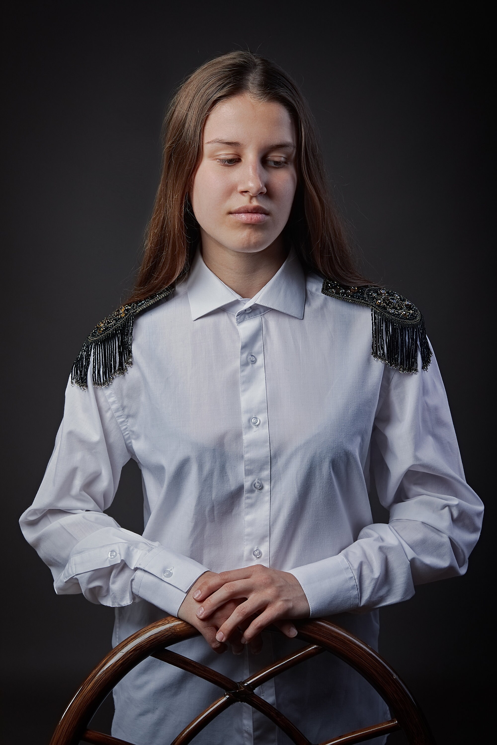 2 Beaded Epaulette.embroidered Epaulette.beaded Epaulette With Fringe ...