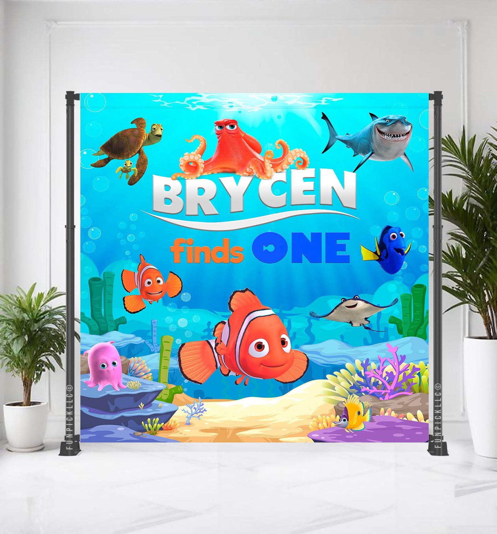 Finding Nemo Banner | Finding Dory Sign | Nemo Backdrop | Under the Sea ...