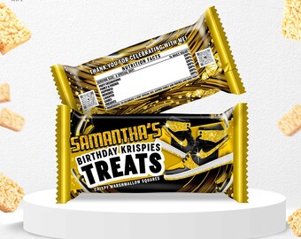 Sneaker Ball Rice Krispies Wrap for DIY, Sneaker Treat Bag, Sneakers ...