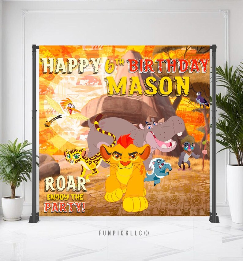 The Lion Guard Banner | Lion Guard Backdrop | the Lion Guard Wall Decor ...
