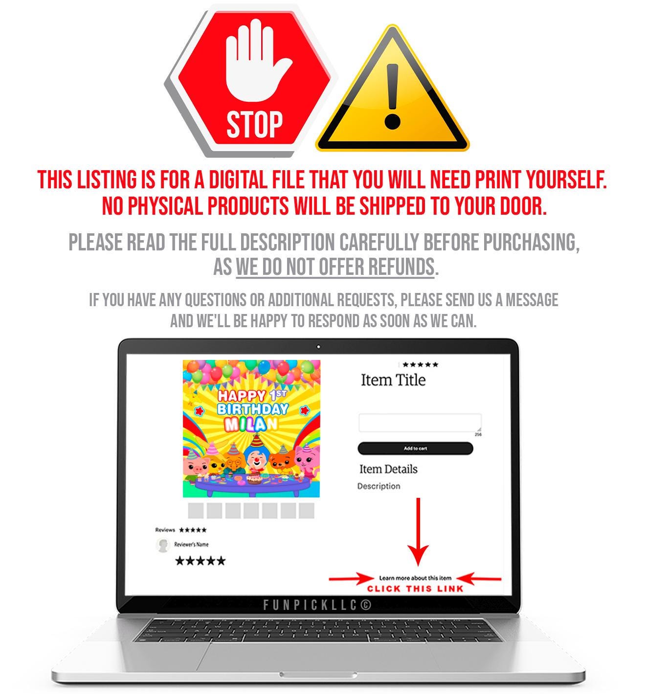 Plim Plim Banner | Plim Plim the Clown Backdrop | Plim Plim Wall Decor ...