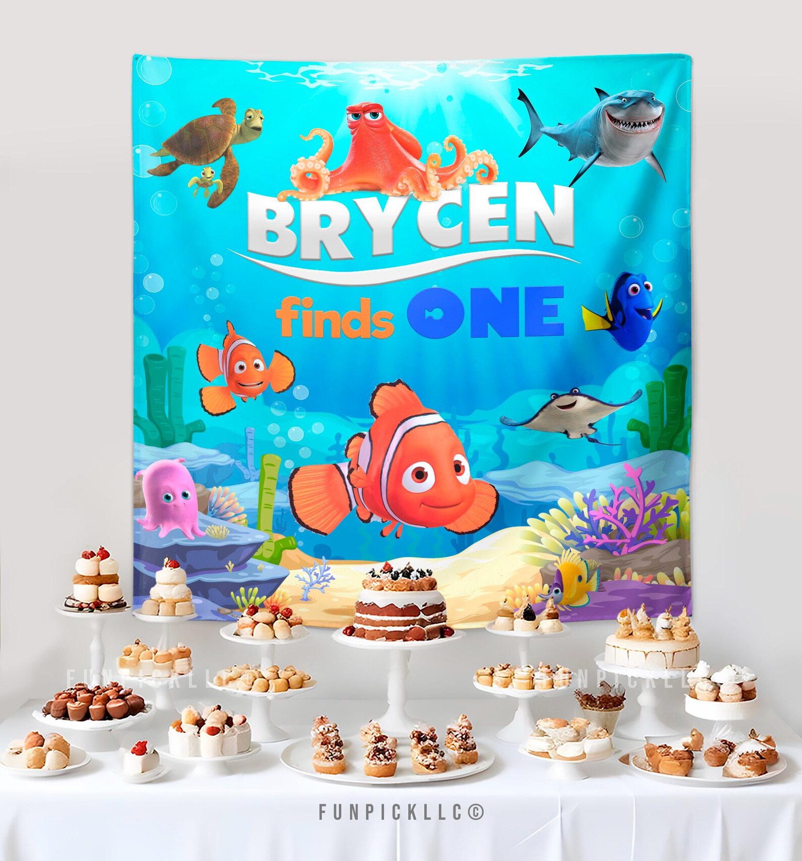 Finding Nemo Banner | Finding Dory Sign | Nemo Backdrop | Under the Sea ...
