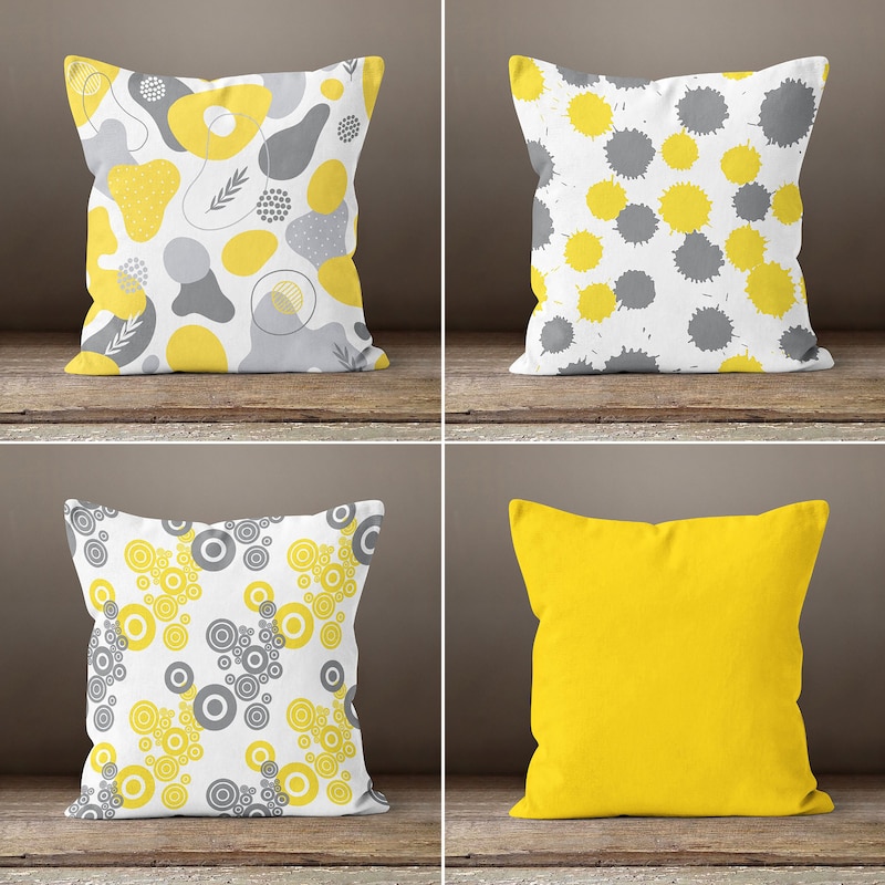 Yellow Throw Pillow - Etsy