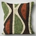 Boho Abstract Pillow Covers, Green Boho Cushion Cover, Modern Accent ...