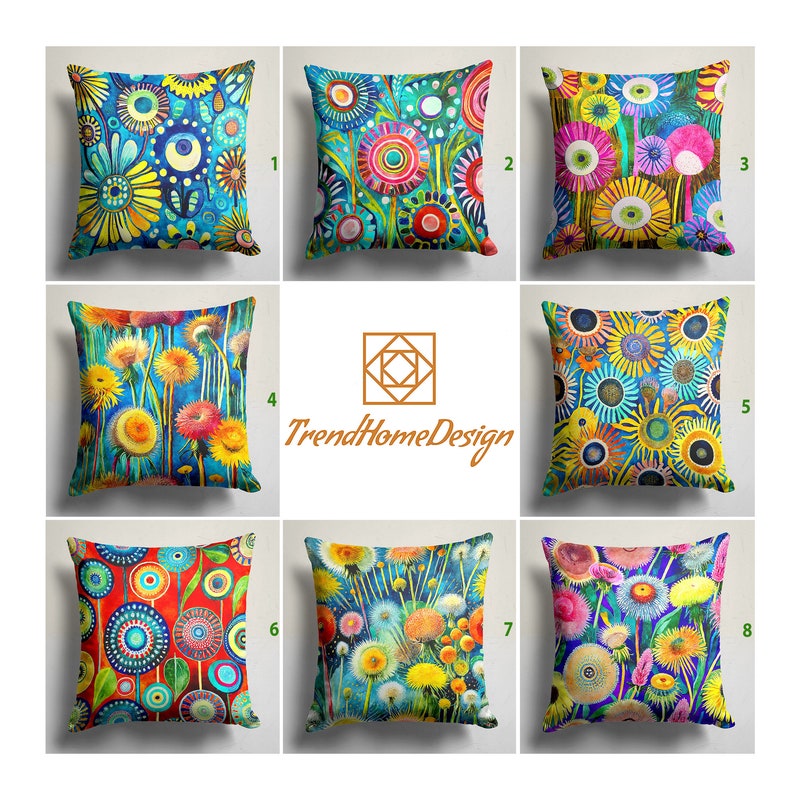 Colorful Pillows - Etsy
